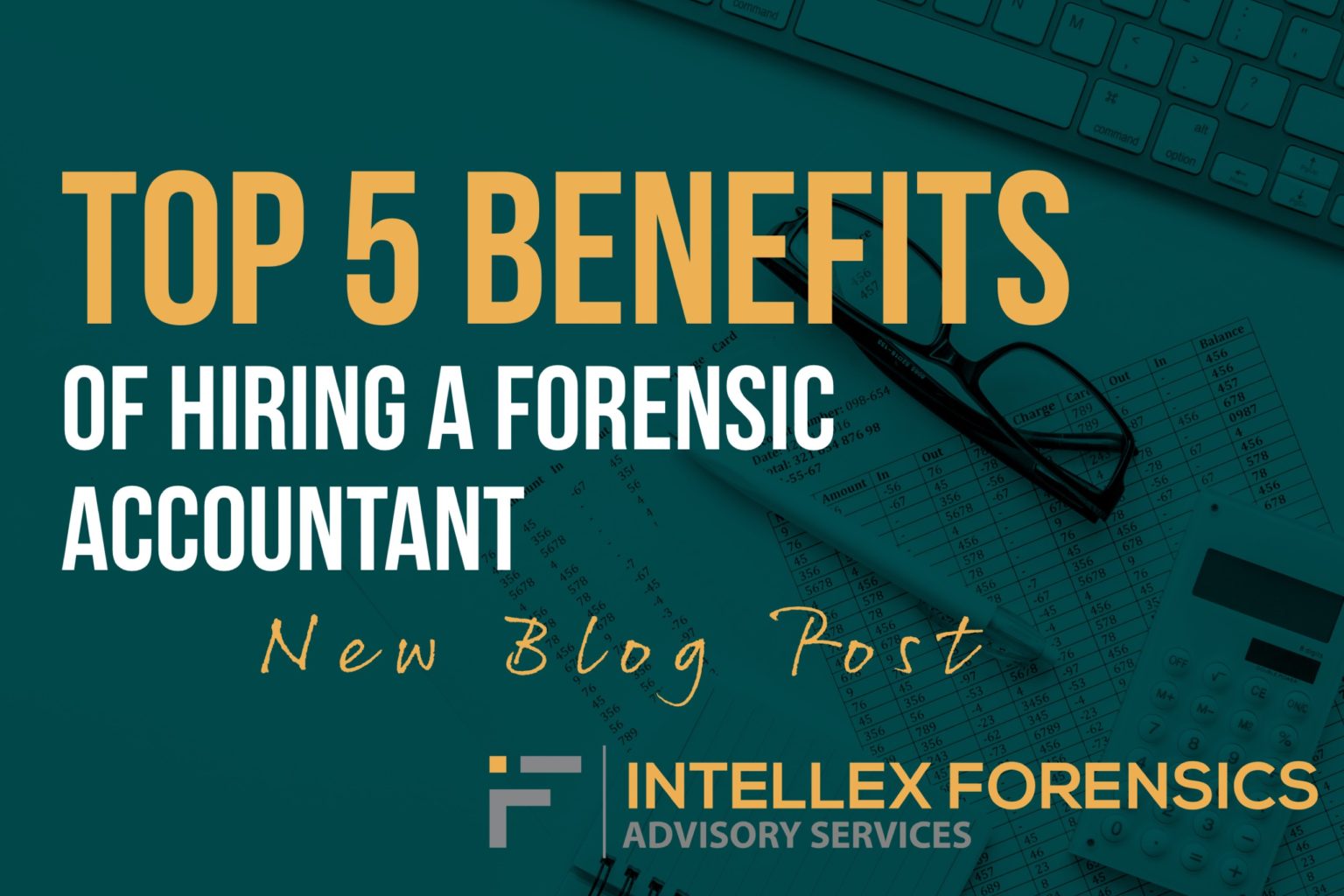 Top 5 Benefits of Hiring a Forensic Accountant - Intellex Forensics